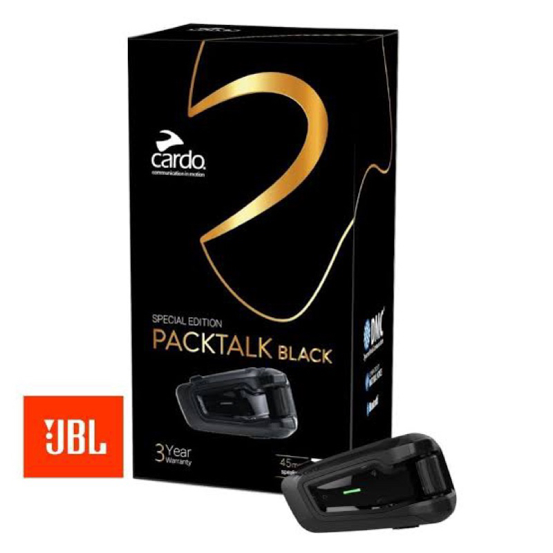 Jual Cardo Packtalk Bold Black Special Edition | Packtalk Black JBL 45mm SE BNIB | Intercom ...