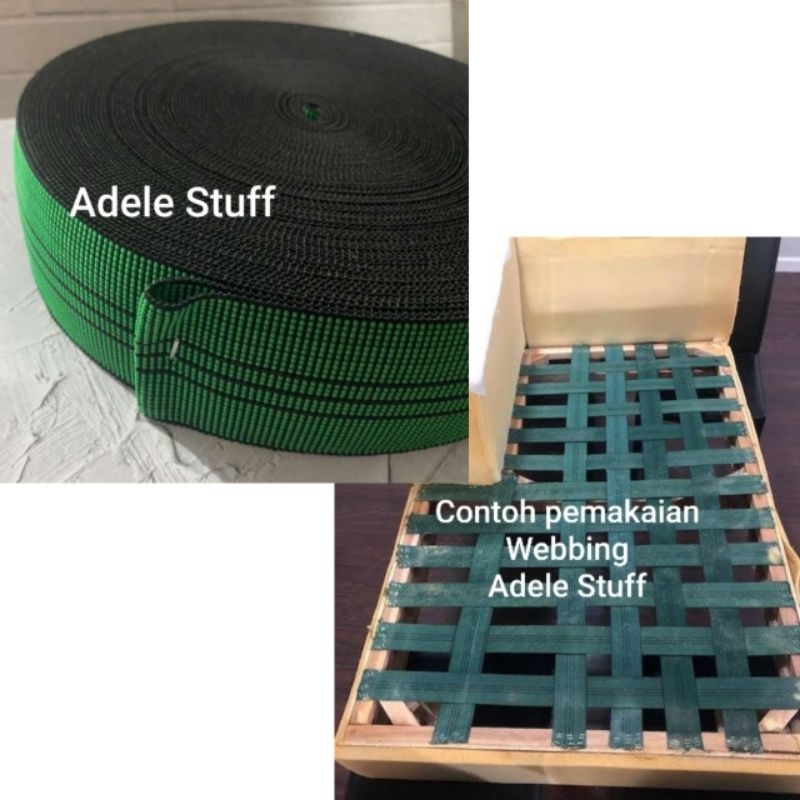 Jual [ per roll ] Webbing Sofa Karet sofa jok kasur tali webbing ...