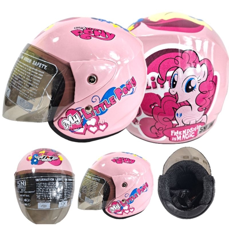 Jual Helm Anak Kuda Pony/Little Pony 3 SD 9 Tahun | Shopee Indonesia