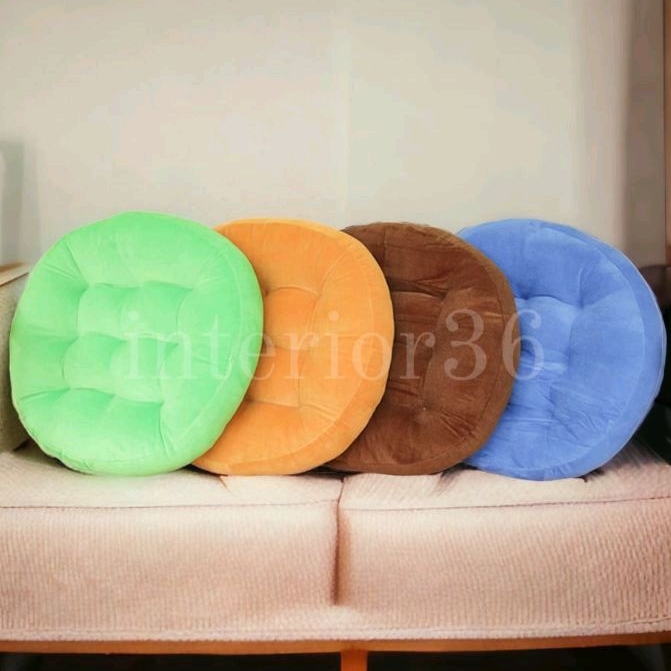 Jual INT Bantal Duduk Bulat Lesehan Empuk Tebal Besar Jumbo - Cushion ...