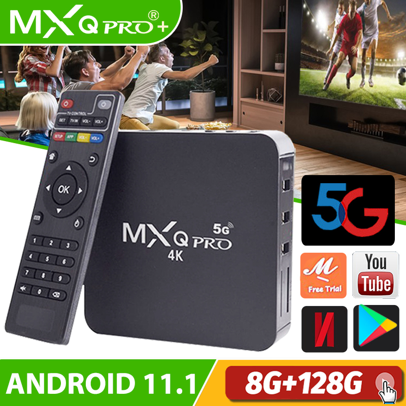 Jual MXQ Pro tv box android 10 ram 4gb 64gb aplikasi root Support 4K ...