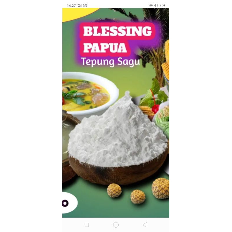 Jual Tepung sagu papua 1kg | Shopee Indonesia