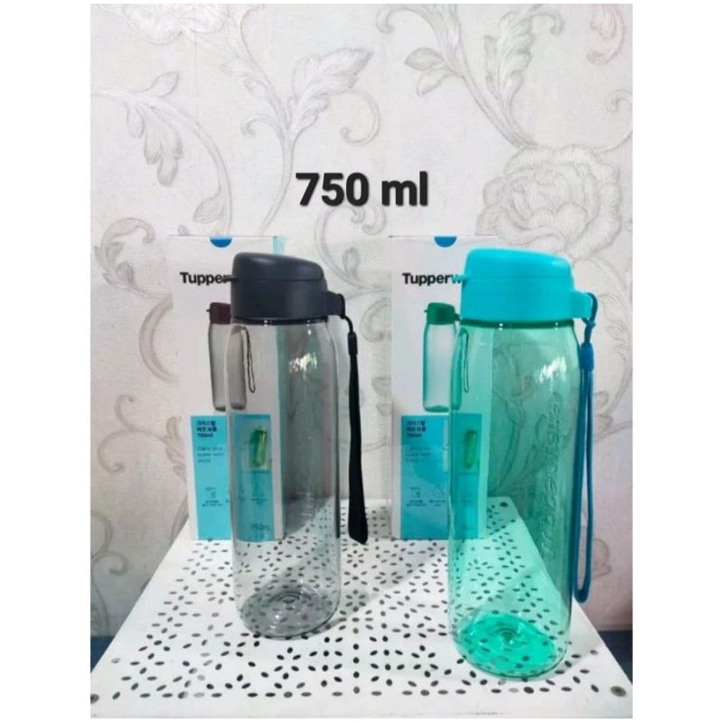Jual botol crystal h2go tupperware 750ml | Shopee Indonesia