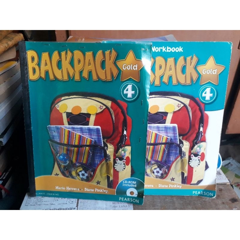 Jual BUKU BACKPACK GOLD 4 TEXTBOOK DAN WORKBOOK | Shopee Indonesia