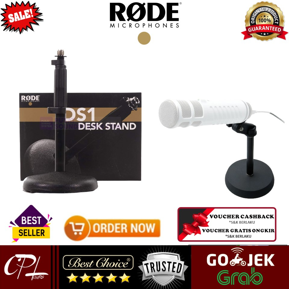Jual Rode DS-1 Microphone Desk Stand Mic DS1 - ORIGINAL | Shopee Indonesia