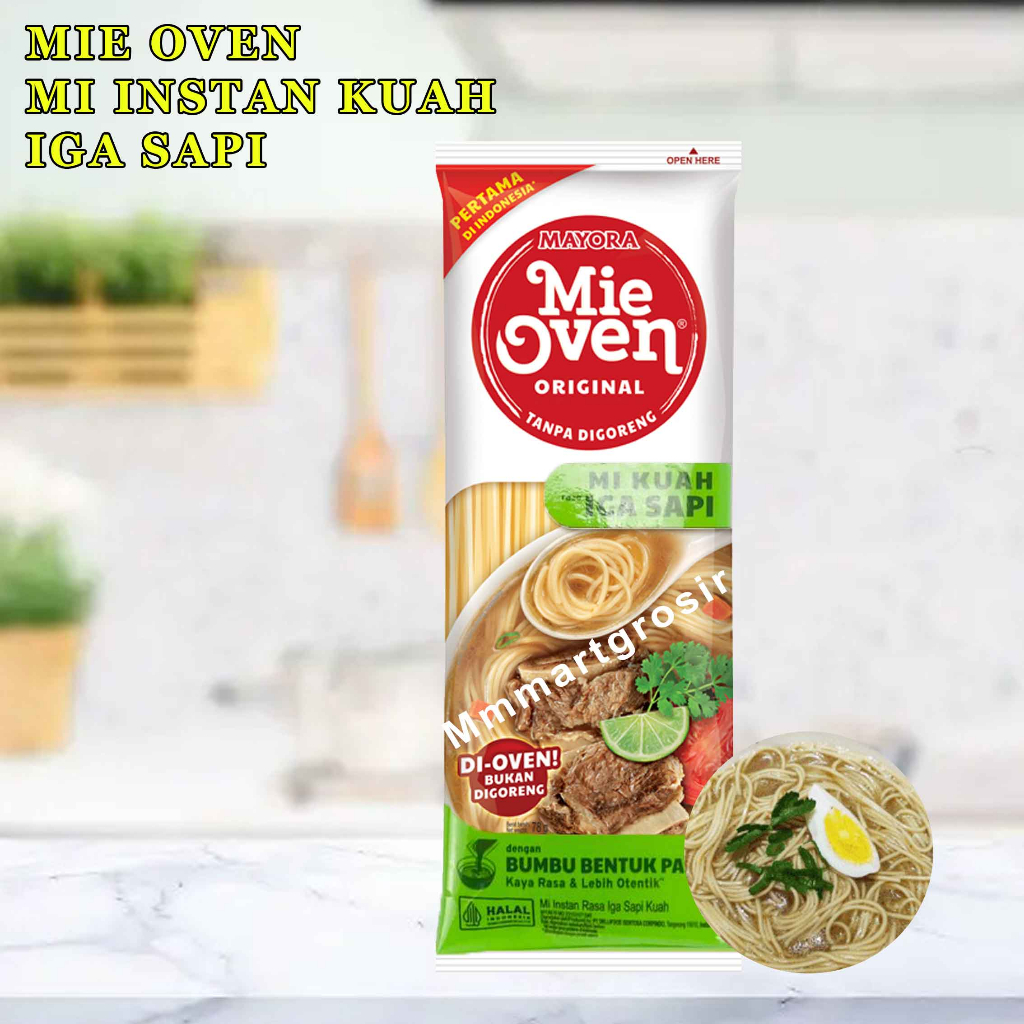 Jual Mayora / Mie Oven Original / Mie Kuah Instan / Rasa Iga Sapi ...
