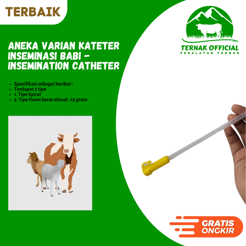 Jual Aneka Varian Kateter Inseminasi Babi - Insemination Catheter ...