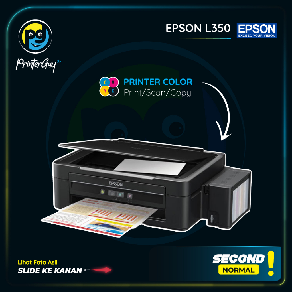 Jual Printer Fotocopy warna EPSON L350 Print Scan Copy Color | Shopee ...