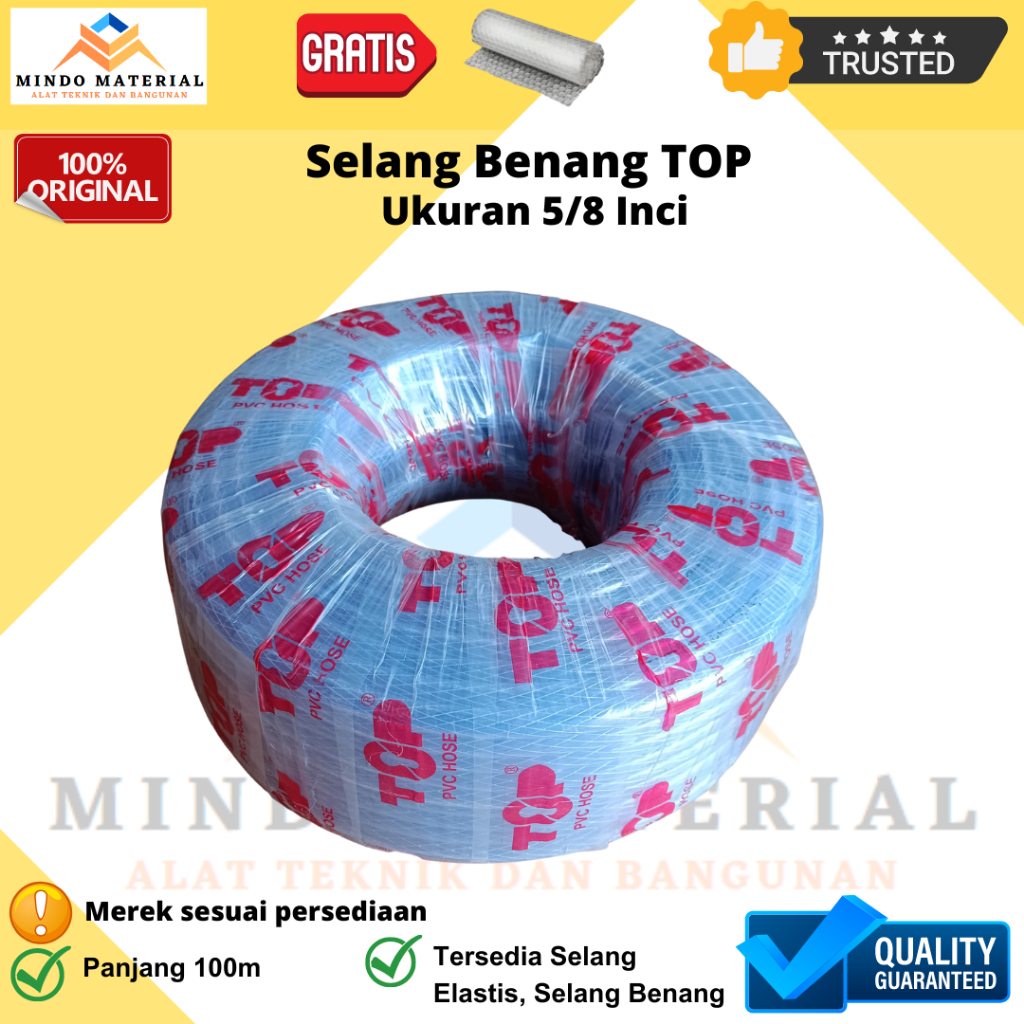 Jual Selang Air Benang 5/8 Inch TOP 100 Meter | Shopee Indonesia