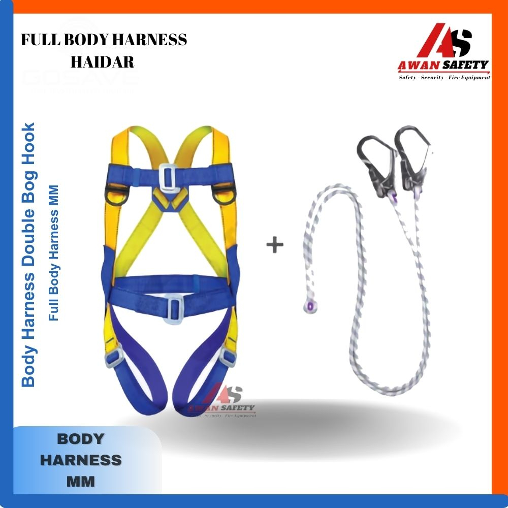 Jual Safety Harness / Full Body Harness Lanyard Double Big Hook MM ...