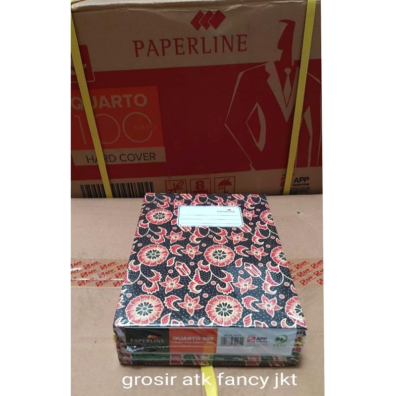 Jual ( 5 Buku ) 100 Q Buku Hard Cover Quarto Kuarto Kwarto Paperline ...