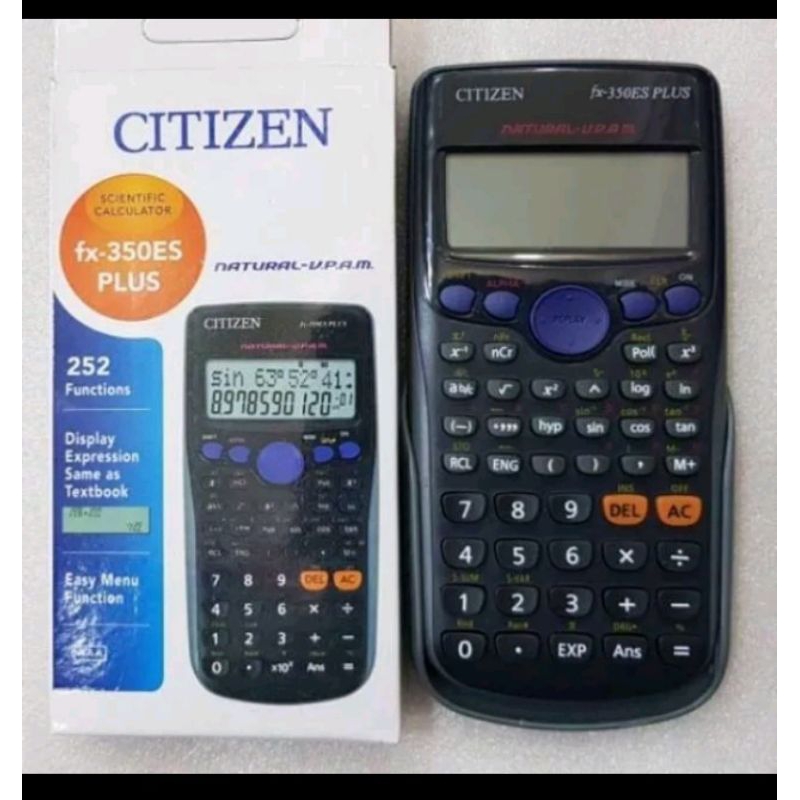 Jual Kalkulator Ilmiah Sekolah Calculator Citizen Scientific | Shopee ...