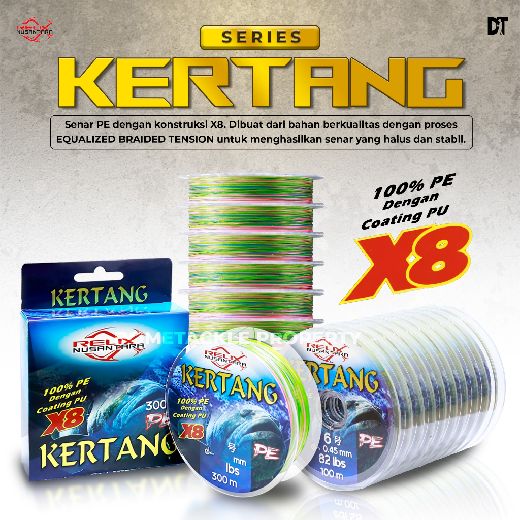 Jual SENAR PE KERTANG X8 PACK CONNECTING RELIX NUSANTARA BENANG SIZE PE 1 1.2 1.5 2 3 4 5 6 8 ...