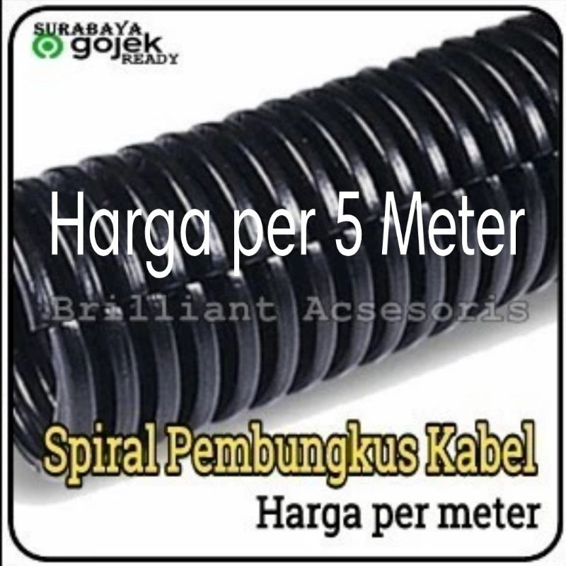 Jual Selang Spiral Pembungkus Kabel - 7mm / 10mm / 13mm / 15mm / 19mm ...