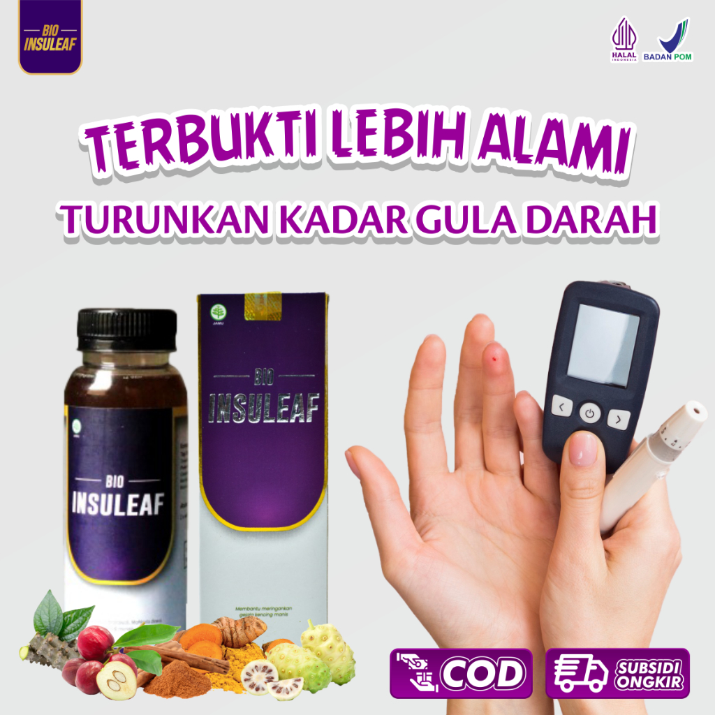 Jual Bio Insuleaf - Obat Diabetes Bantu Turunkan Gula Darah Kolesterol ...