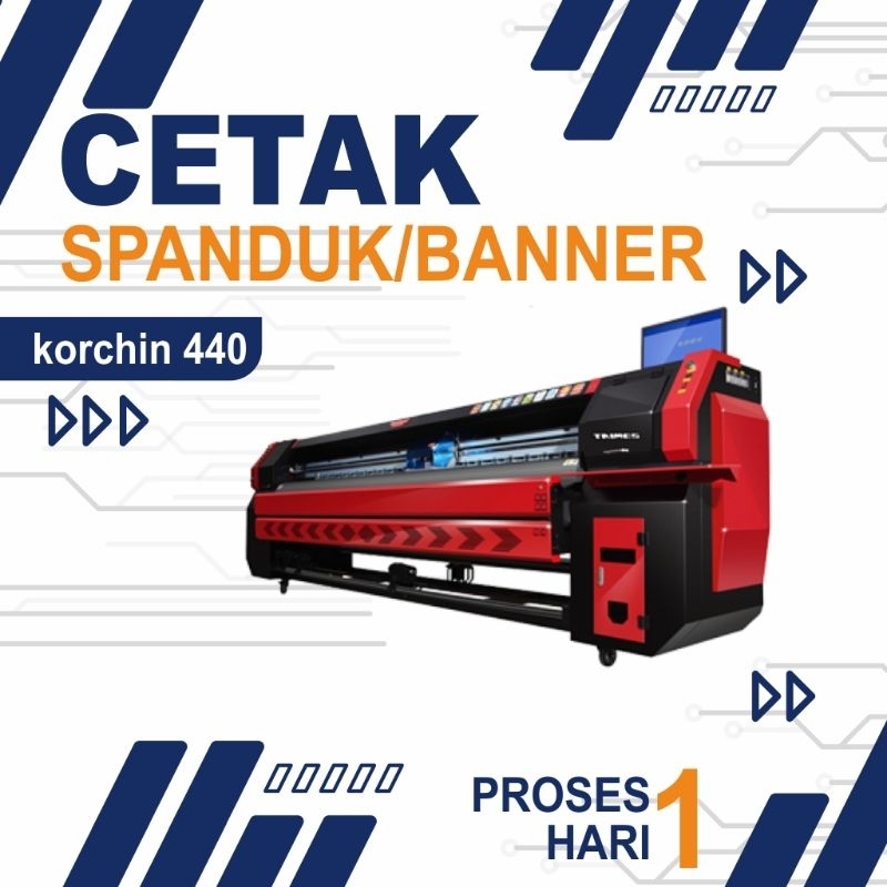 Jual Spanduk Banner Korchin 440 gsm Custom | Shopee Indonesia