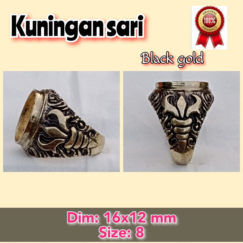 Jual emban batu akik dan permata Kuningan sari.21 | Shopee Indonesia