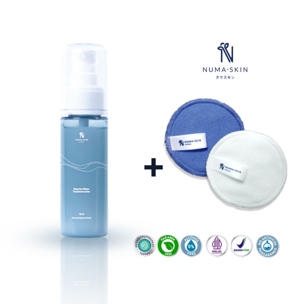 Jual Bundling Numa Skin Deep Sea Water Treatment Lotion 50ml dan Cotton ...