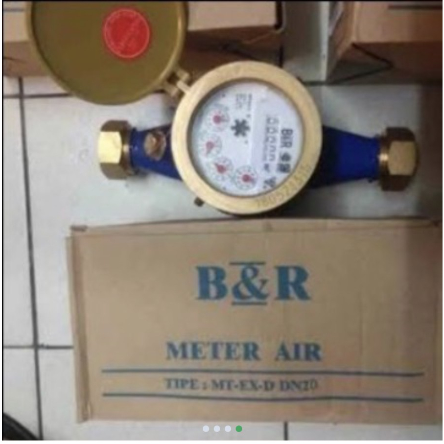 Jual 1” Flow meter - 1 inch Water meter - meteran air - Flowmeter ( BR ...