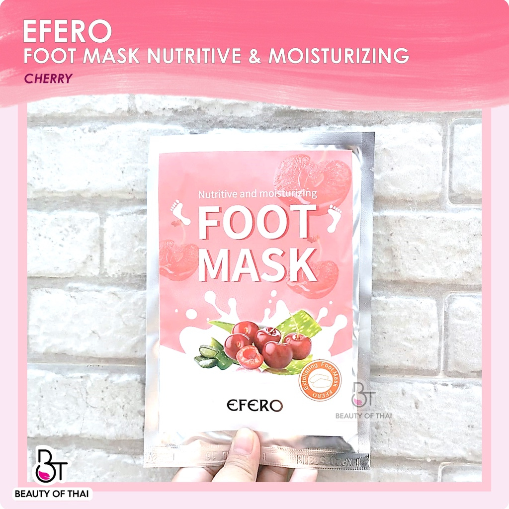 Jual EFERO FOOT MASK | EFERO MASKER KAKI | EXFOLIATING FOOT MASK ...