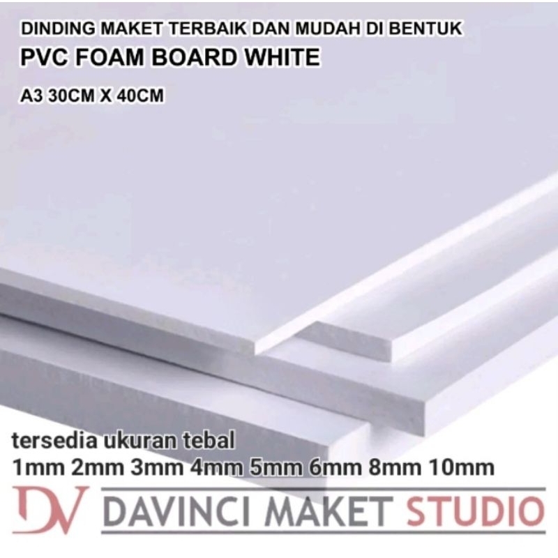 Jual (1MM) A3 PVC Foam Board - Karton PVC 1mm- 30cm x 40cm | Shopee ...
