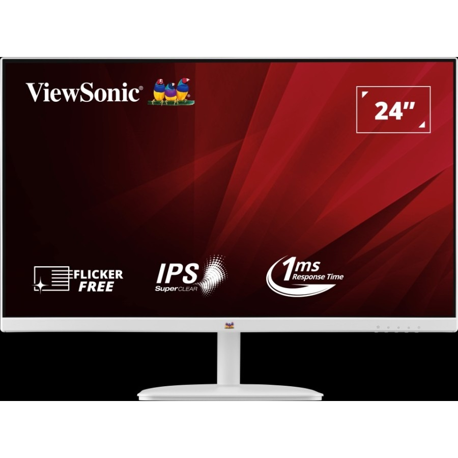 Jual Monitor LED VIewsonic VA2432-H-W 24" frameles IPS 1080p 100Hz ...