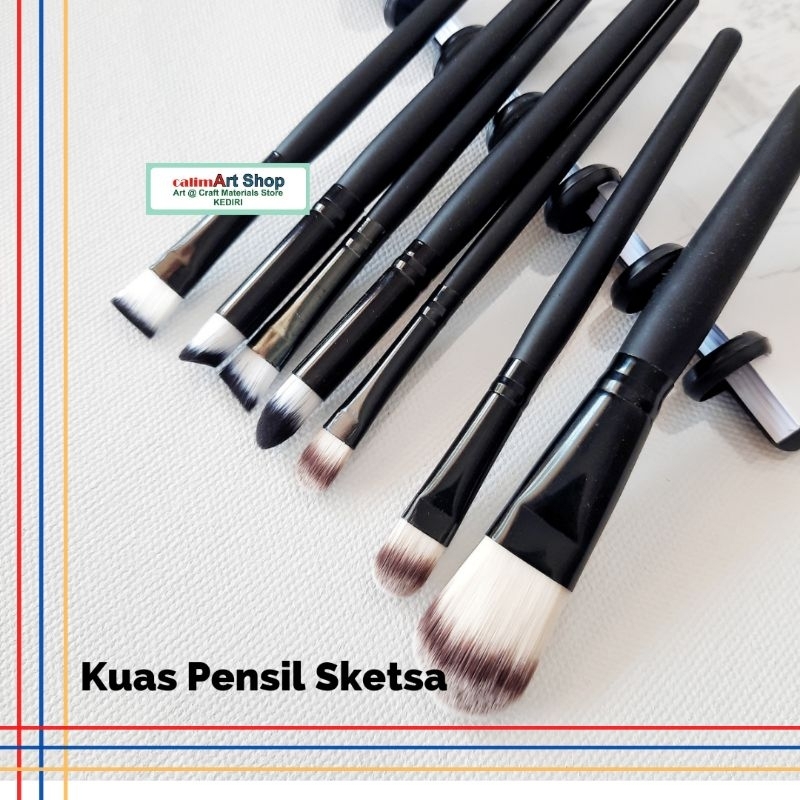 Jual Kuas Sketsa Lotory Satuan / Kuas Pensil | Shopee Indonesia