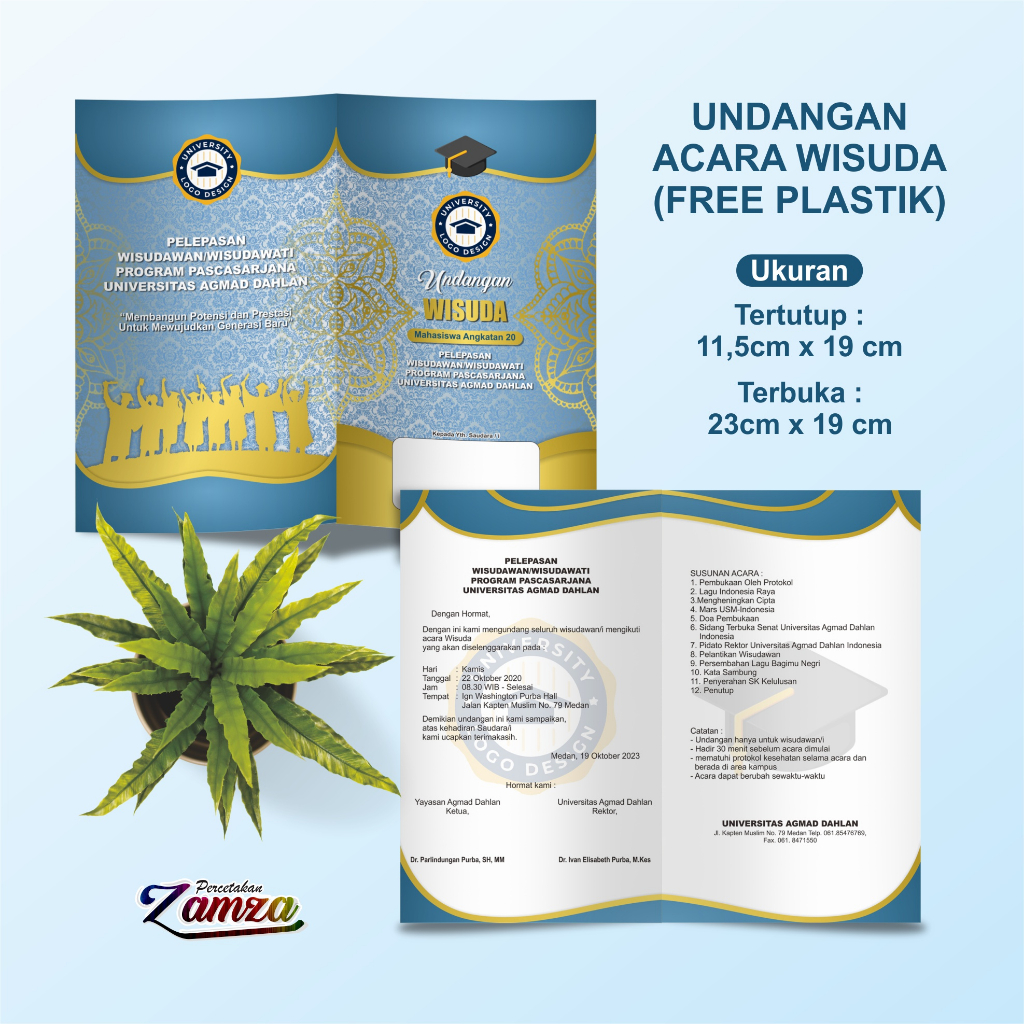 Jual Undangan Wisuda (Lipat_A) | Shopee Indonesia