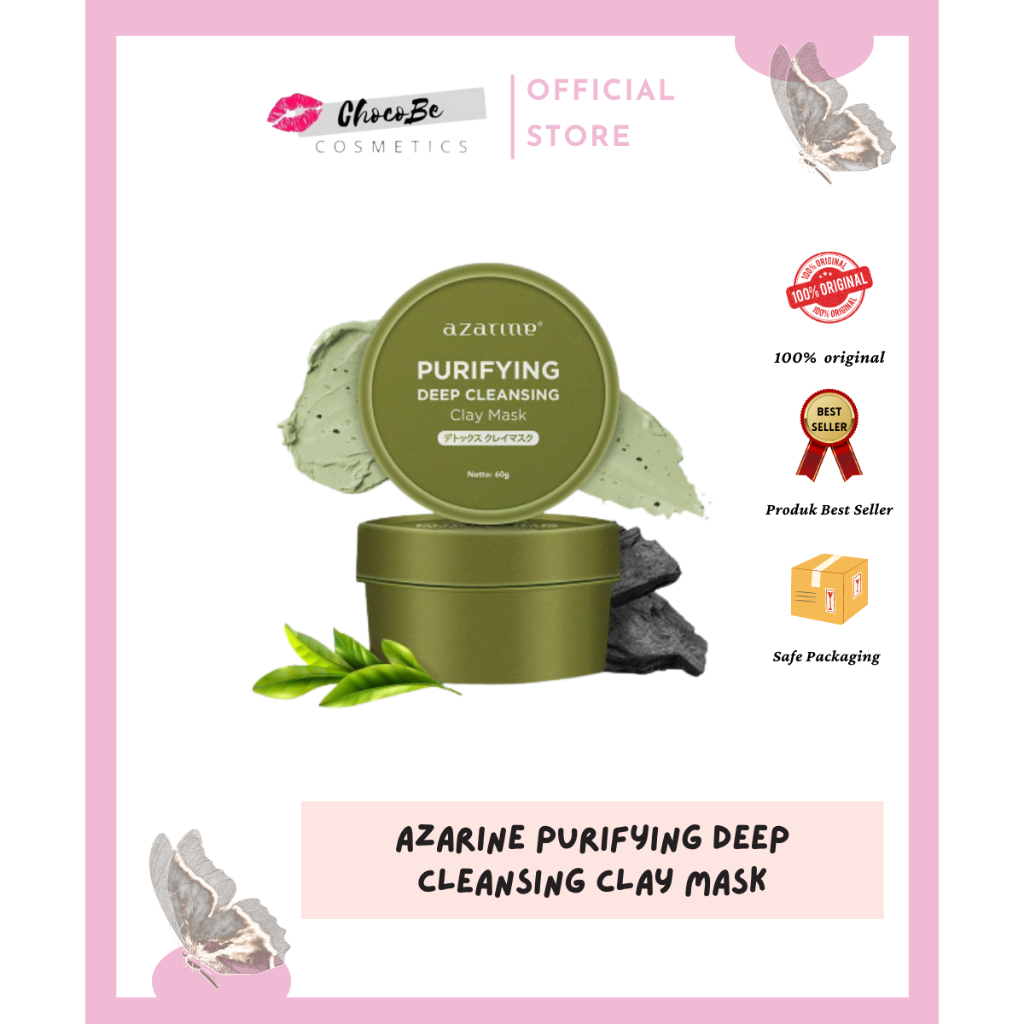 Jual Azarine Purifying Deep Cleansing Clay Mask 60 gr | Shopee Indonesia