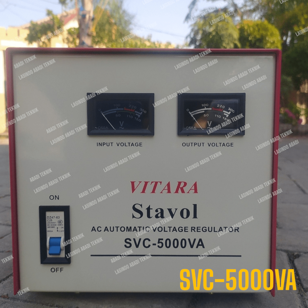 Jual Stabilizer listrik 5000 va 5000 watt Stavolt VITARA 100% tembaga ...