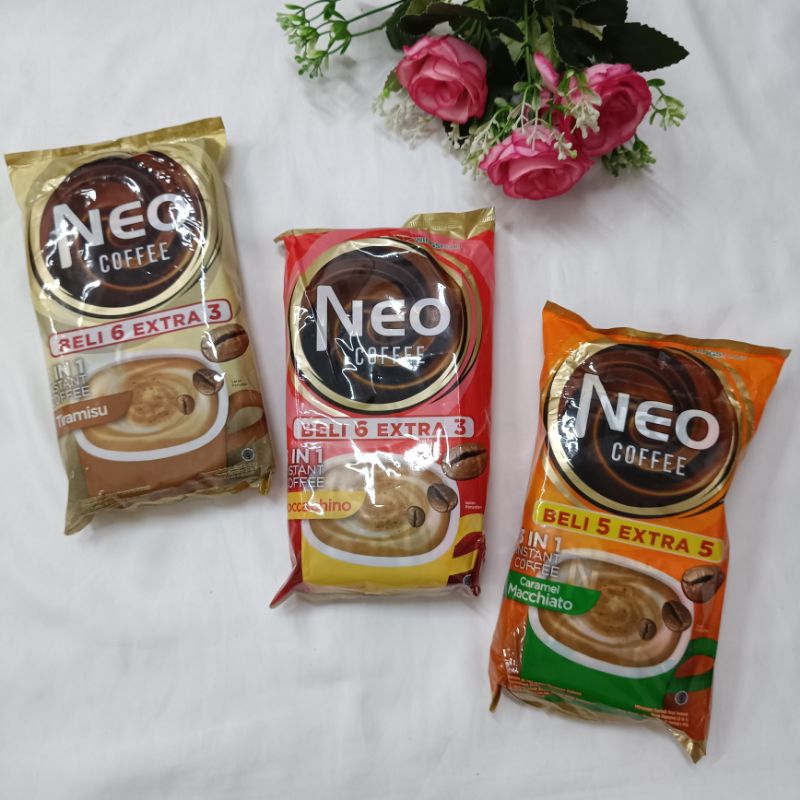Jual NEO coffee 3in1 Isi 6+3 sachet | Shopee Indonesia