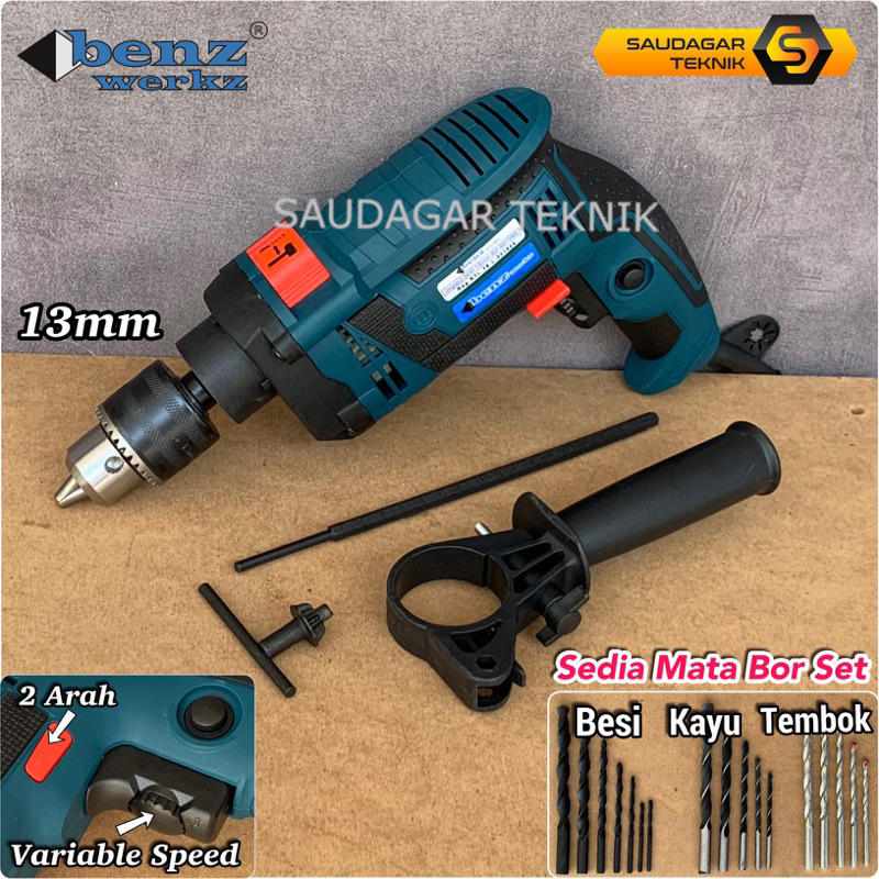 Jual Mesin Bor Tembok Beton 13mm Benz Impact Drill 13 mm BENZ | Shopee Indonesia