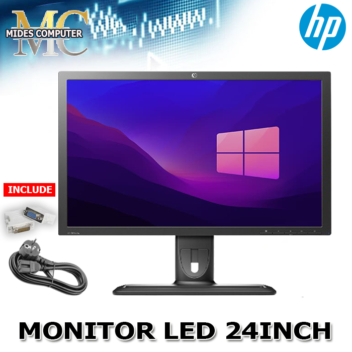 Jual Monitor LED PC 24INCH / LED MONITOR 24 Inch IPS | Shopee Indonesia