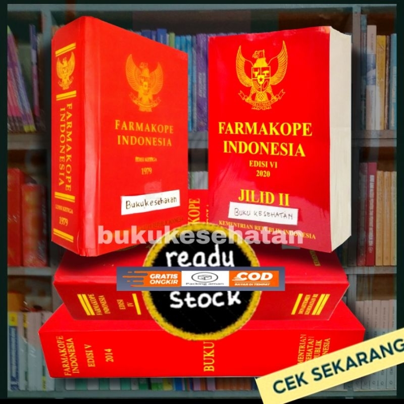 Jual Buku FARMAKOPE INDONESIA , FI 3, FI 4 , FI 5 , FI 6 , BEBAS PILIH ...
