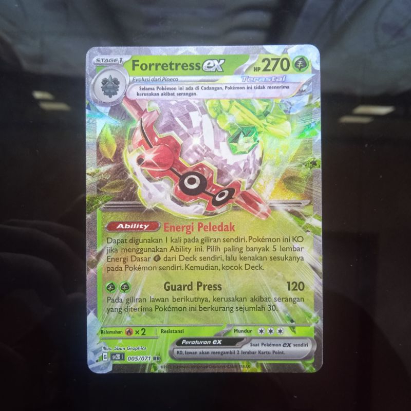 Jual Forretress EX RR 005/071 SV2D Pokemon TCG Indonesia Trading Card Game | Shopee Indonesia