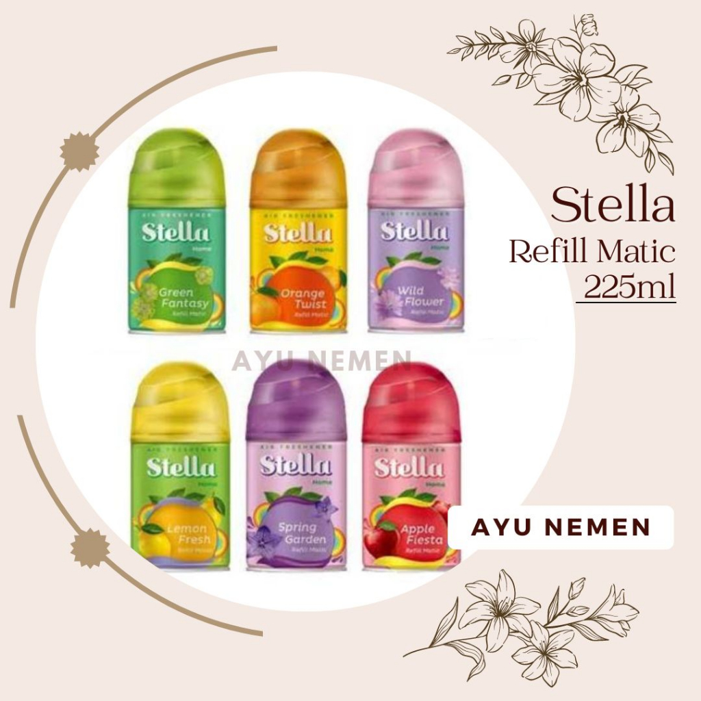 Jual STELLA MATIC REFILL 225ML / STELLA REFILL 225ML / SETELLA MATIC ...
