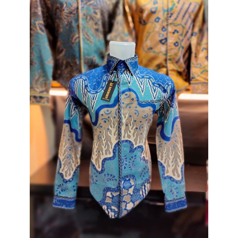 Jual KEMEJA BATIK SMOCK DOBBY SEMIJAS DOUBLE FURING PREMIUM @batik ...