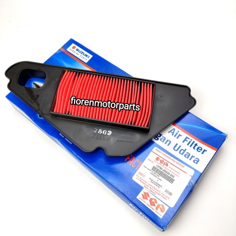 Jual FILTER UDARA SATRIA FU 150 KARBU TIPE FILTER BASAH MERAH 13780 ...