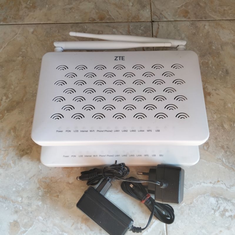 Jual Modem Router GPON ONT ZTE ZXHN F609 F-609 V1 | Shopee Indonesia