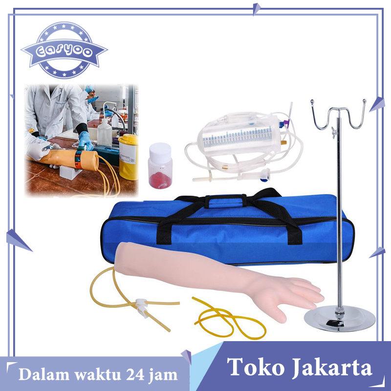 Jual Practice Arm Kit Set Phantom Manikin Tangan Silikon Tangan Infus ...