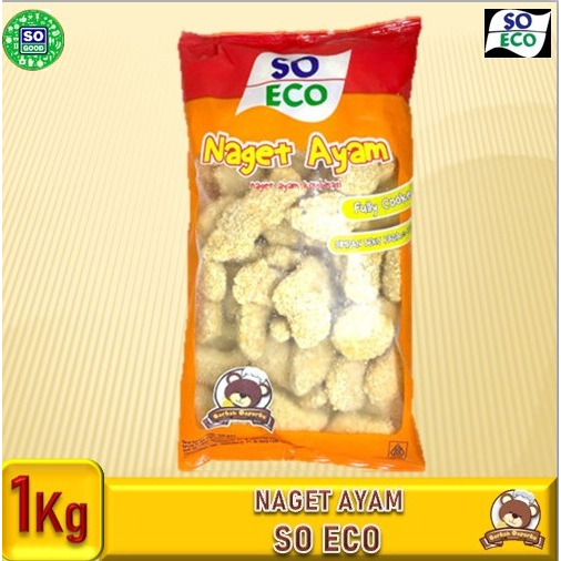 Jual So Eco Chicken Naget Nugget 1kg By So Good Makanan Beku ...