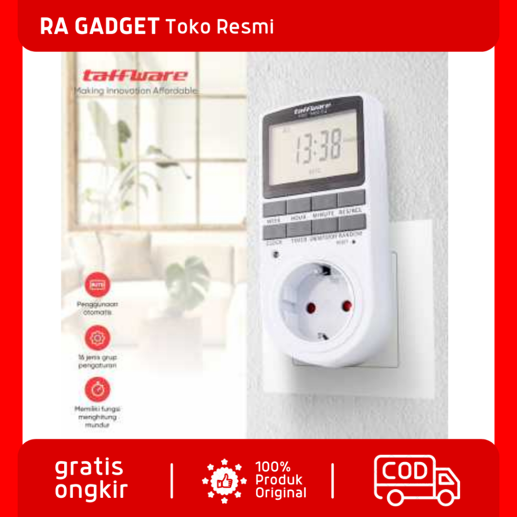 Jual Stop Kontak Digital Timer Analog Switch Programmable / Colokan ...