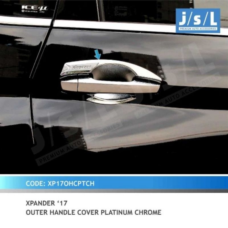 Jual XPANDER Outer Handle Mangkok Pintu Krom Chrome PLATINUM JSL | Shopee Indonesia