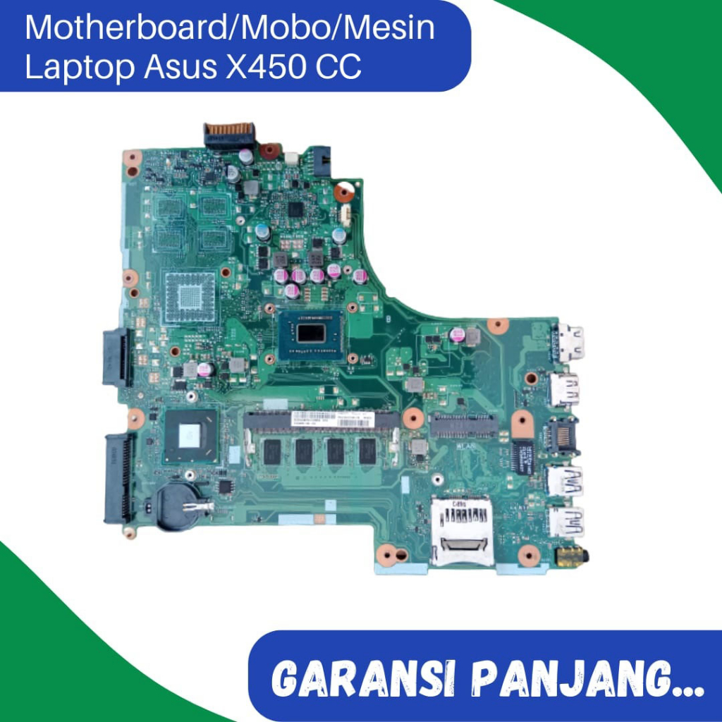 Jual Motherboard/Mobo/Mesin Laptop ASUS X450CC Celeron tmt YA-4A 194V-0 E114139 1407 Original ...