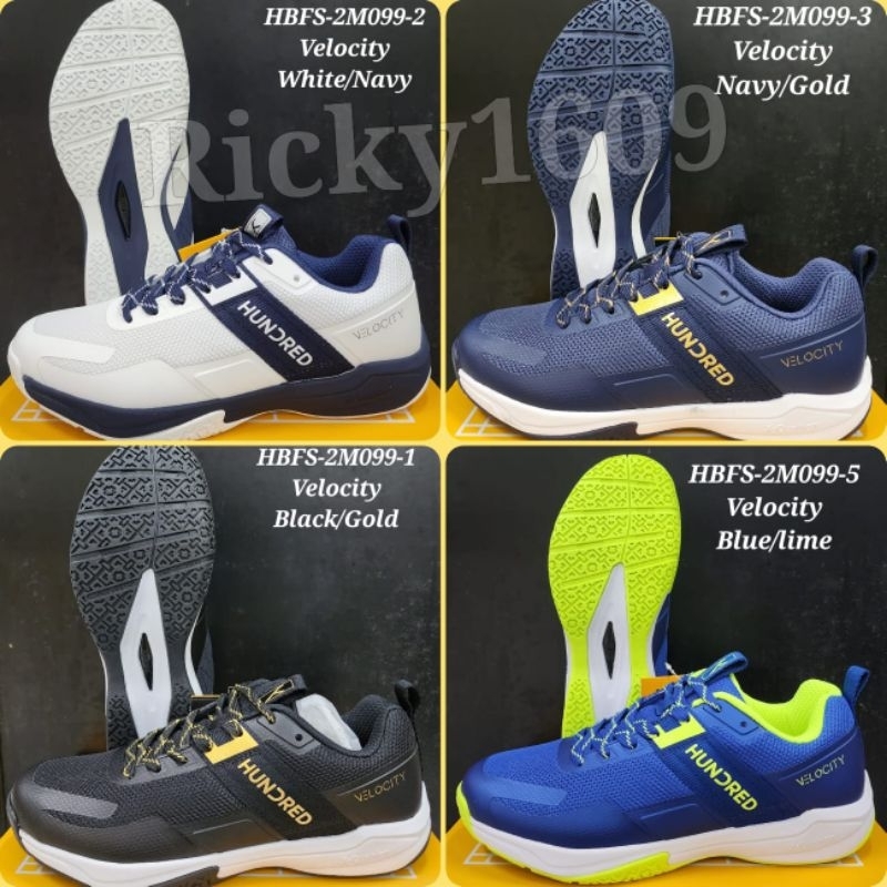 Jual SEPATU BADMINON HUNDRED VELOCITY (X-CUSHION - SUPPORT PLATE ...