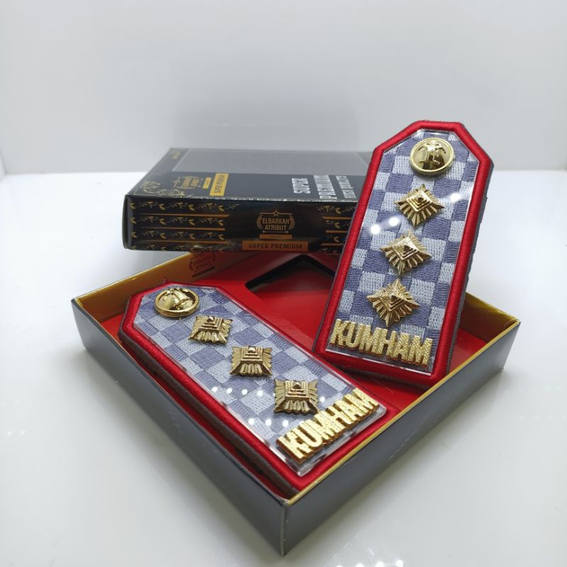 Jual PANGKAT KUMHAM BARU GOLONGAN 4B LIS MERAH KUPT WARNA ABU ...