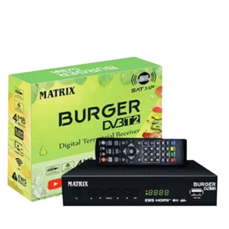 Jual Set Top Box Matrix Burger / TV Digital Set Top Box | Shopee Indonesia