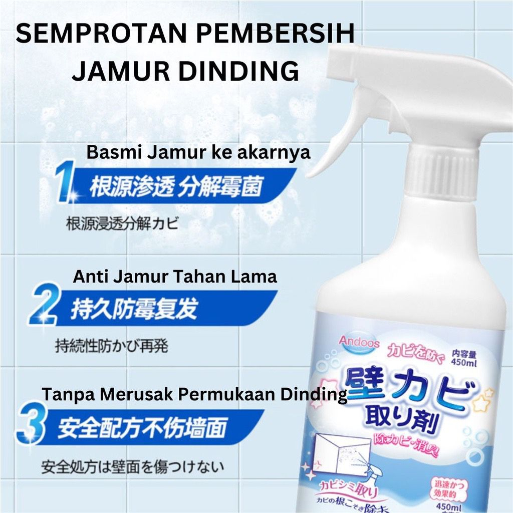 Jual Spray Penghilang Jamur Dinding / Cairan Alat Pembersih Jamur ...