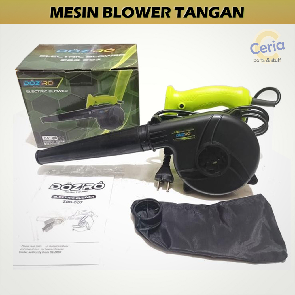 Jual Mesin Blower Tangan Listrik DOZIRO ZBG-007 / Mesin Angin Hisap ...