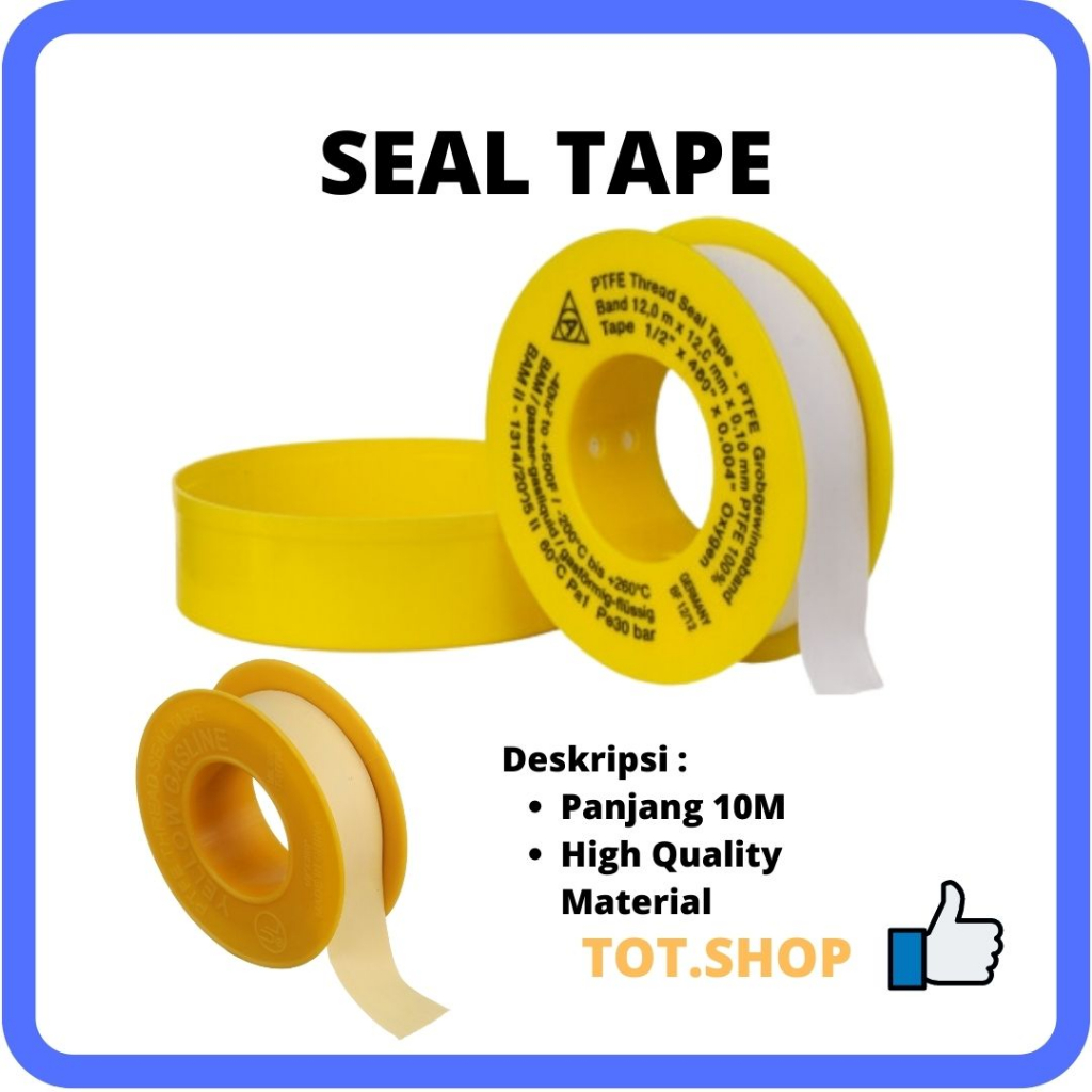 Jual Seal tape isolasi pipa kran air, selotip pipa, lakban kran ...
